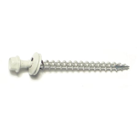 Buildright Self-Drilling Screw, #10 x 2-1/2 in, Painted Steel Hex Head ...