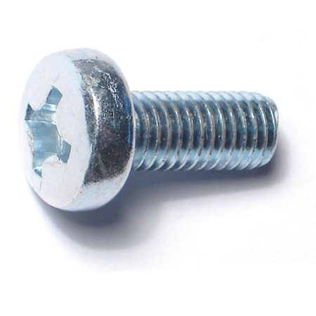 Midwest Fastener M8-1.25 x 20 mm Phillips Pan Machine Screw, Zinc ...