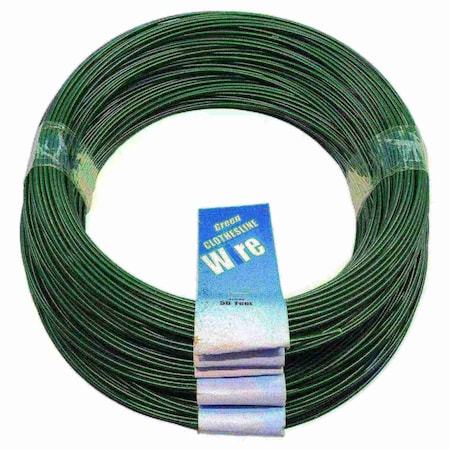 Midwest Fastener 16 WG x 50' Coils Green Vinyl Clothesline Wire 10PK ...