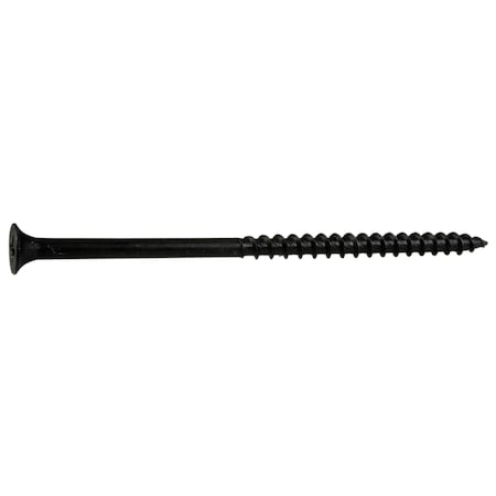 Buildright Drywall Screw, #10 x 4 in, Steel, Flat Head Phillips Drive ...