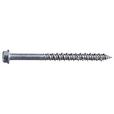 Torquemaster Masonry Screw, 1/4" Dia., Hex, 3 1/4 in L, Stainless Steel ...