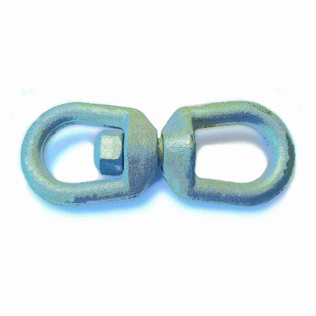 Midwest Fastener 1/2" Galvanized Steel Eye & Eye Swivels 54632 | Zoro