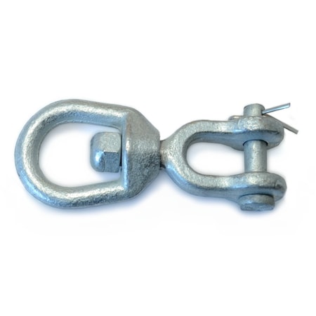 Midwest Fastener 5/16" Galvanized Steel Jaw & Eye Swivels 54636 | Zoro