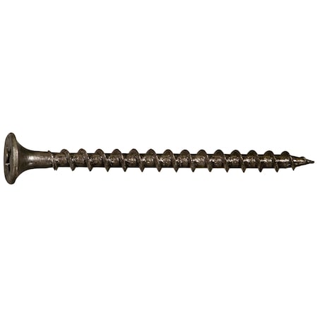 Buildright Drywall Screw, #6 x 2 in, Steel, Flat Head Phillips Drive ...