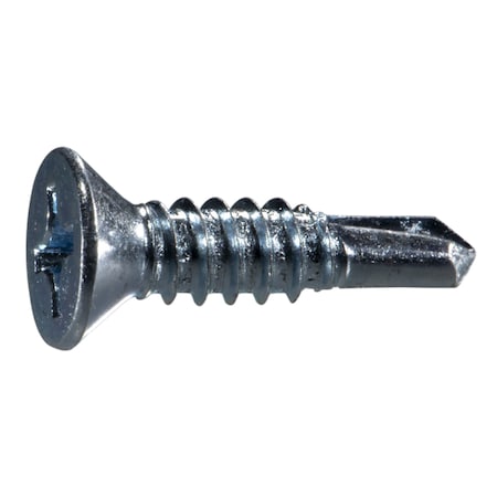 Midwest Fastener Self-Drilling Screw, #14 x 1 in, Zinc Plated Steel ...