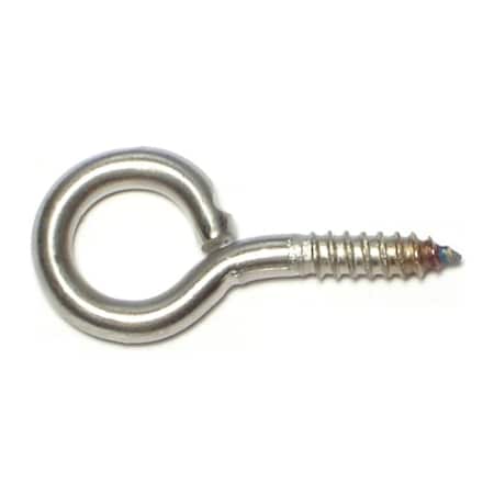 Midwest Fastener Eye Bolt 5/32", Stainless Steel, 20 PK 65141 | Zoro