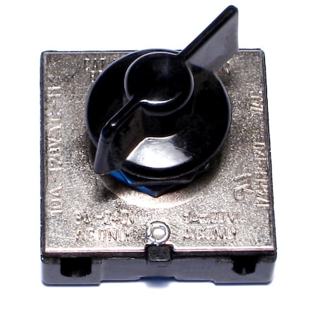 Midwest Fastener Black Plastic Single Pole Rotary Switches 2PK 65221 | Zoro