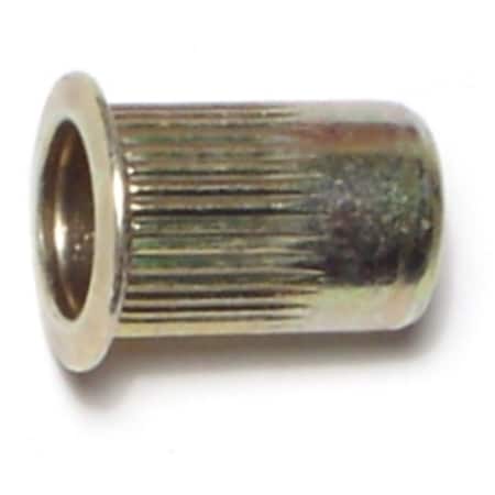 Midwest Fastener Blind Nut Insert, 1/4"-20 Thrd Sz, Steel, 10 PK 69325 ...