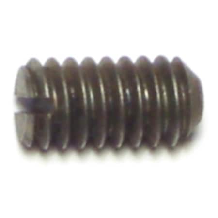 Midwest Fastener 1/4"-20 x 1/2" Steel Coarse Thread Slotted Headless ...
