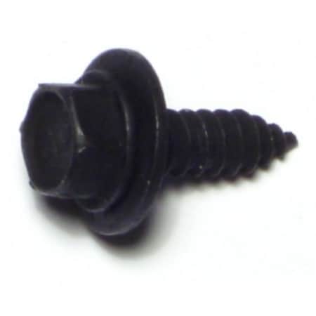 Midwest Fastener Sheet Metal Screw, M6.30 x 20 mm, Black Oxide Steel ...
