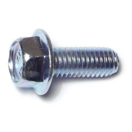 Midwest Fastener Class 10.9, M8-1.25 Flange Bolt, Zinc Plated Steel, 20 ...