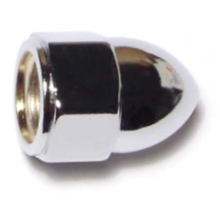 Midwest Fastener High Crown Cap Nut, 7/16"-20, Steel, Chrome Plated, 10 ...
