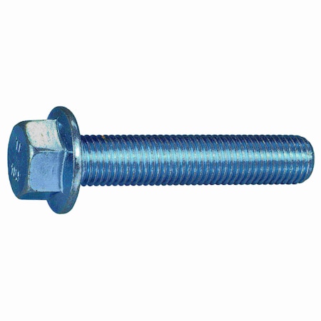 Midwest Fastener Class 10.9, M10-1.25 Flange Bolt, Zinc Plated Steel ...