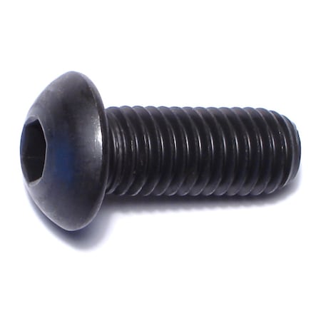 Midwest Fastener M10-1.50 Socket Head Cap Screw, Button, Black Oxide ...