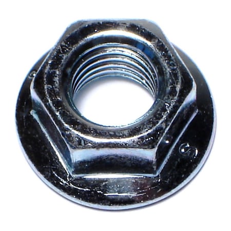 Midwest Fastener Flange Nut, M10-1.50, Steel, Class 8, Zinc Plated, 8 ...