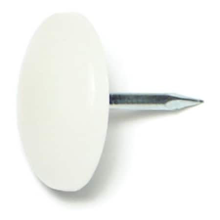 Midwest Fastener 3/4" Domed Head Plastic Dome Tack Glides 15PK 76604 | Zoro