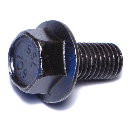 Midwest Fastener Class 10.9, M10-1.50 Flange Bolt, Black Phosphate ...
