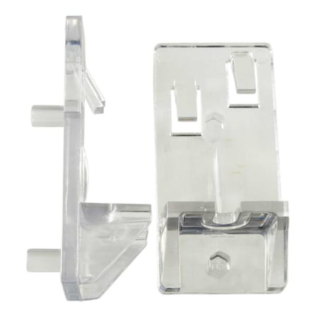 Midwest Fastener 5mm Clear Dual Stem HD Shelf Support 4PK 930431 | Zoro