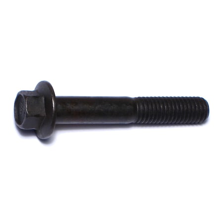 Midwest Fastener Class 10.9, M8-1.25 Flange Bolt, Black Phosphate Steel ...