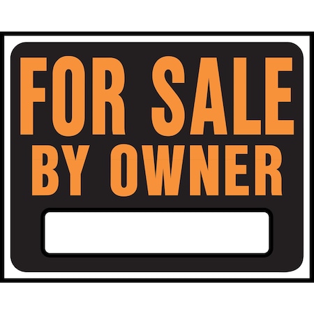 Hy-Ko For Sale By Owner Sign 14.5" x 18.5", 5PK A00101 | Zoro