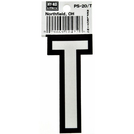 Hy-Ko 3.25In Boat Letter T, 10PK A10472 | Zoro