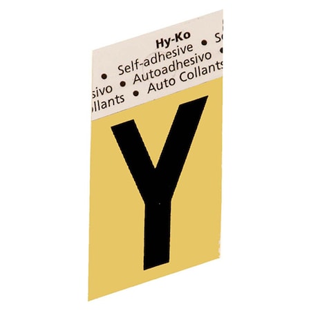 Hy-Ko 1.5 In Gold Aluminum Letter Z, 10PK B00281 | Zoro