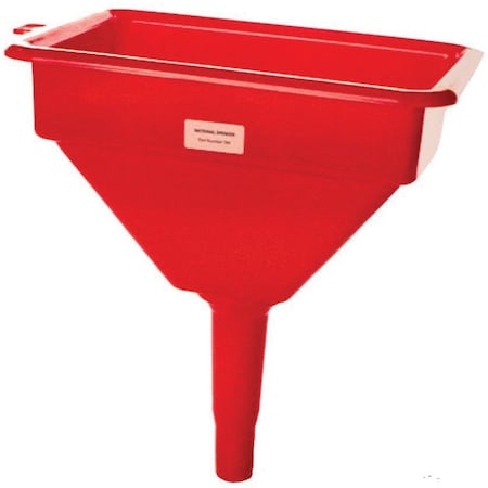 Zeeline Polyethylene Funnel with Screen, 10 X 7 top ZE764 | Zoro