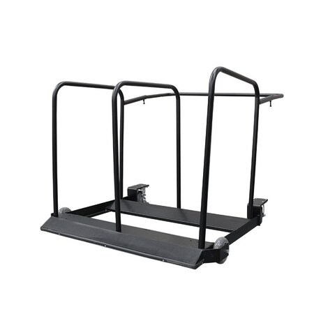 Mitylite Table Cart, Holds 12 Round Tables (CRTCT42-72BLK26) | Zoro