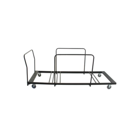 Mitylite Table Cart, Holds (10) 72 In. Long Tables CRT18-72EBLK2 | Zoro