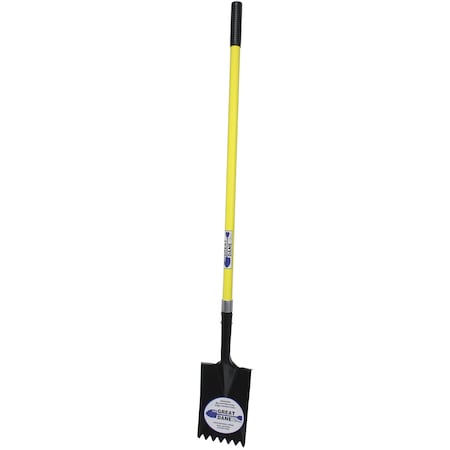 The Brush Man Tear-Off Spade W/ Fulcrum, Serrated Edge, Long Figerglass ...