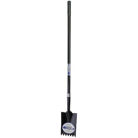 The Brush Man Tear-Off Spade W/ Fulcrum and Serrated Edge, Long Steel ...