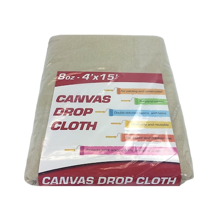 Monarch Brands Drop Cloths 4 x 15 (8 oz) ( 1 Each) DROP-4X15-8 | Zoro