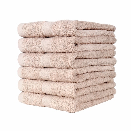 True Colors True Color Beige Hand Towels , 12PK HAND-BEIGE | Zoro