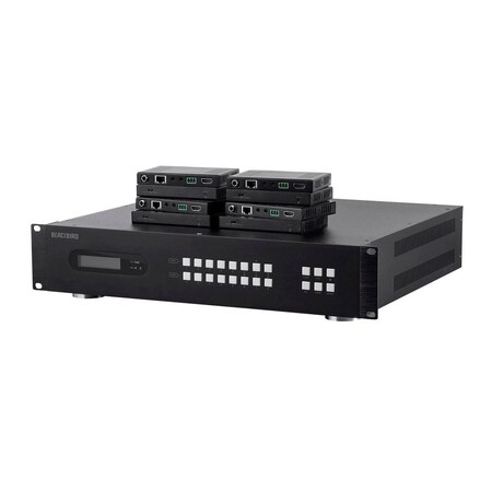 Monoprice Blackbird 4K 18Gbps HDBaseT 8x8 HDMI Matrix Extender Switch ...