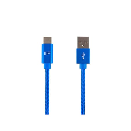 Monoprice Palette Series USB 2.0 Type-C to Type-A Charge & Sync Nylon ...