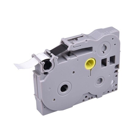 Monoprice Compatible Label Tape for Brother P-touch Tze-231 (26") Black ...
