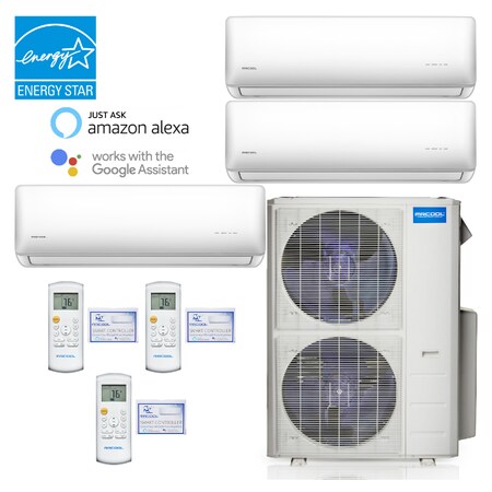 Mrcool 48K BTU Ductless Mini-Split Air Conditioner/Heat Pump, 25 ft ...