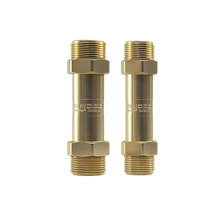 Mrcool Coupler, 3/8 x 3/4 in, Bronze/Copper Metallic NVCOUPLER3834 | Zoro