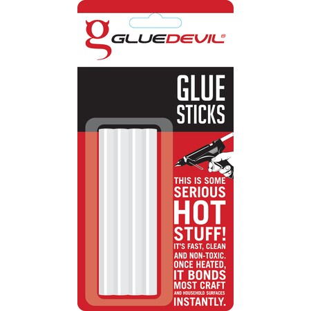 Gluedevil Glue Sticks Mini Blister Pack 50-GSTICK6905 | Zoro