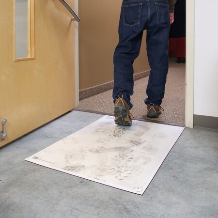 Pig PIG Sticky Steps Mat with Frame 30 sheets/case 24" x 36" English 37 ...