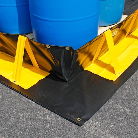 Pig Spill Containment Berm Ground Tarp 52' L x 16' W PAK130 | Zoro