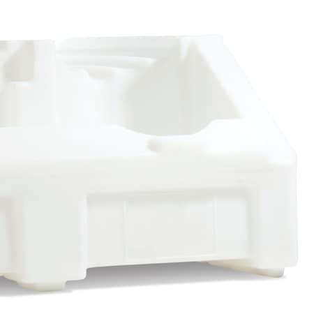 Pig PIG Double Poly Drum Rack White 53" L x 49" W x 23" H PAK182-WH | Zoro