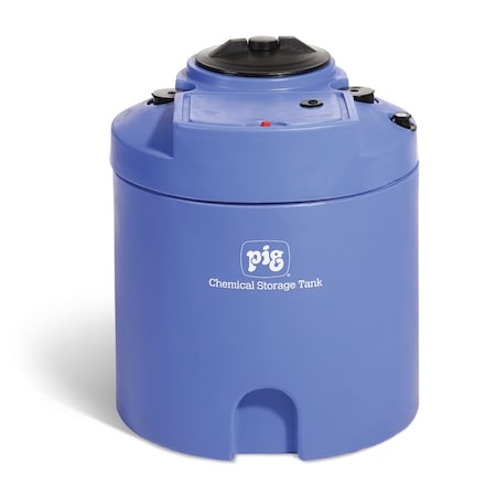 Pig PIG Double-Wall Chemical Storage Tank Blue ext. dia. 22" x 26.75" H ...