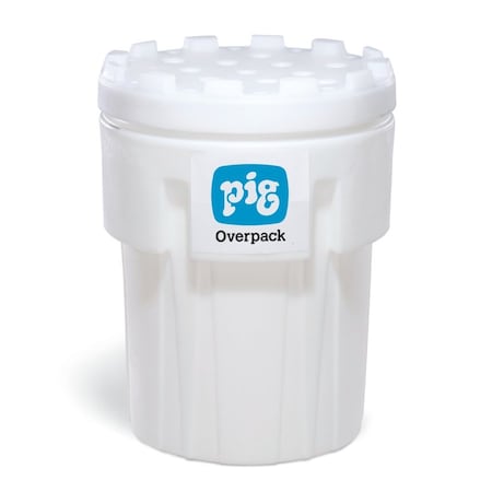 Pig PIG Overpack Salvage Drum White ext. dia. 31.38" x 41.5" H PAK725 ...