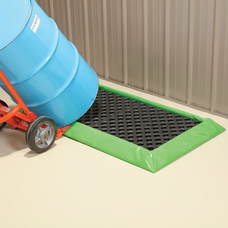 Pig PIG 2-Drum Foam Wall Spill Berm 56" L x 30" W x 4" H PAK852 | Zoro