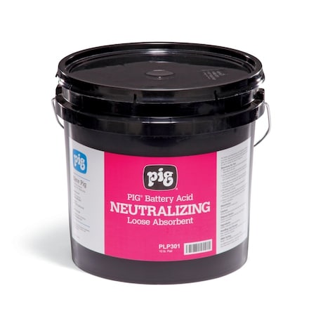 Pig PIG Battery Acid-Neutralizing Loose Absorbent 1 container PLP301 | Zoro