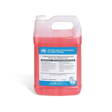 Pig Microbial Oil Remediator for Septic Systems, Remediator, 1 gal ...