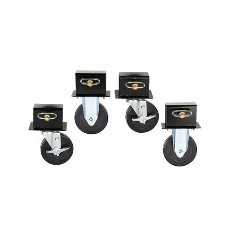 Pig Caster Assembly - 5", 4PK DLY204 | Zoro