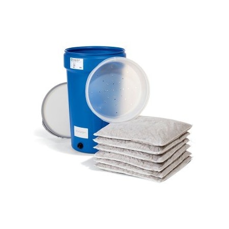 Pig PIG Pour-Through Oily Water Filter ext. dia. 24" x 39" H FLT521 | Zoro