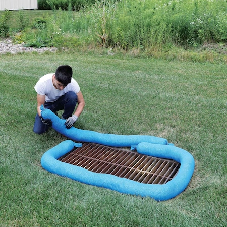 Pig PIG Sediment Filter Sock Blue ext. dia. 5" x 5' L FLT786-BL | Zoro